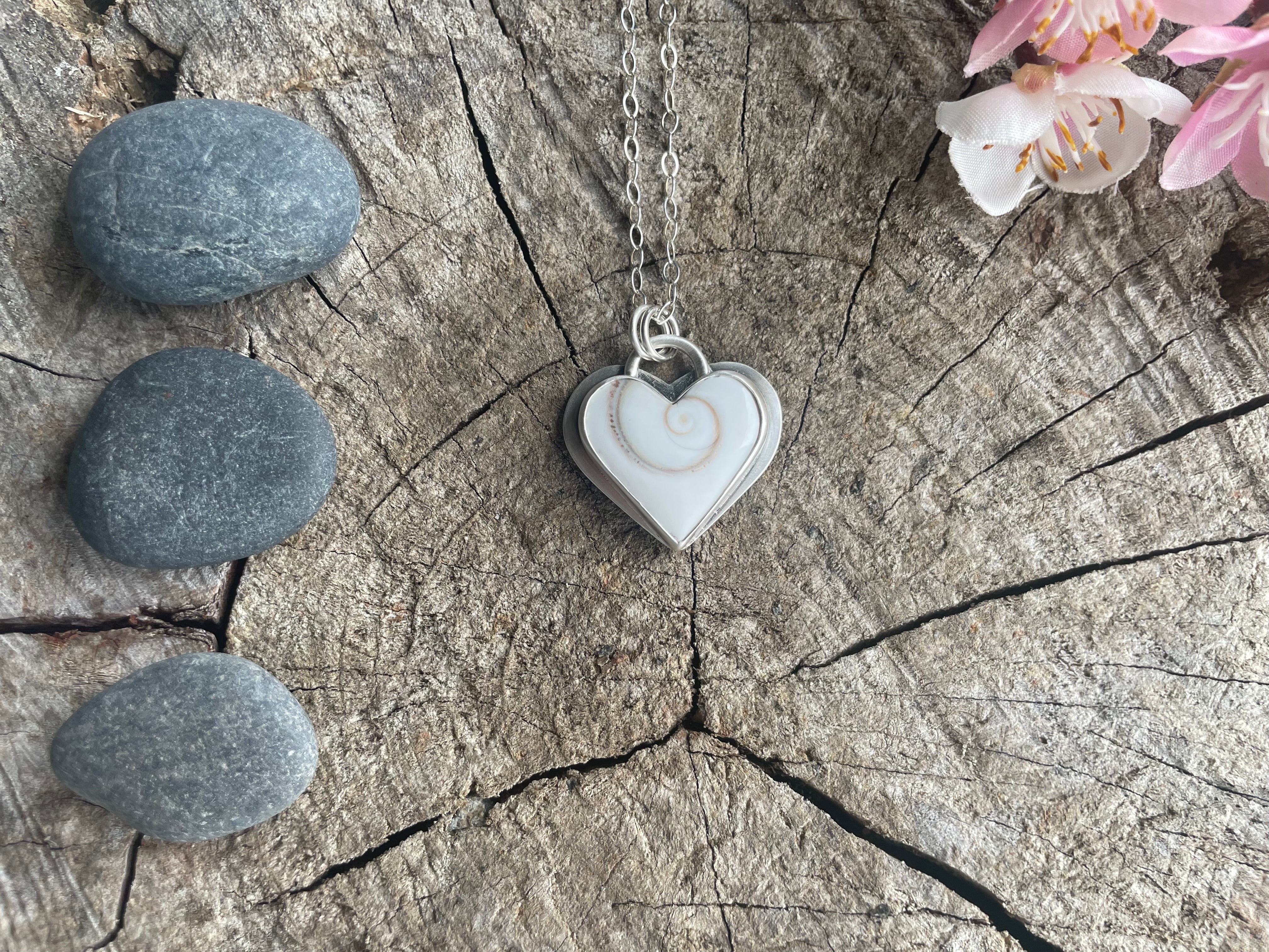 Shiva Shell Heart Pendant Necklace | Love Note Collection TRUST ...